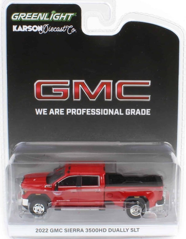 1/64 2022 GMC Sierra 3500HD Pro Dually, Karson Diecast Exclusive | KT ...
